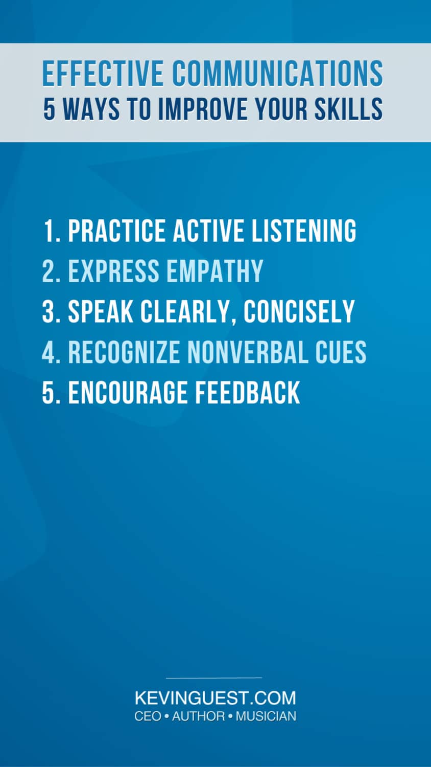 Effective Communication: A Cornerstone of Success - Kevin Guest