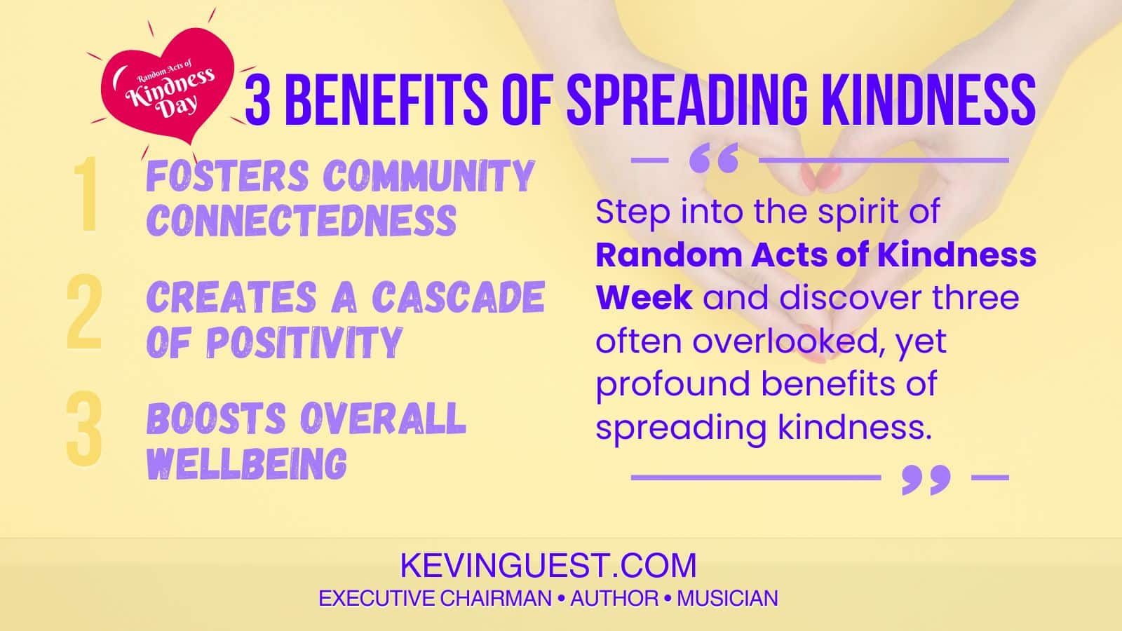 Kindness Counts: Make a Difference Today - Kevin Guest